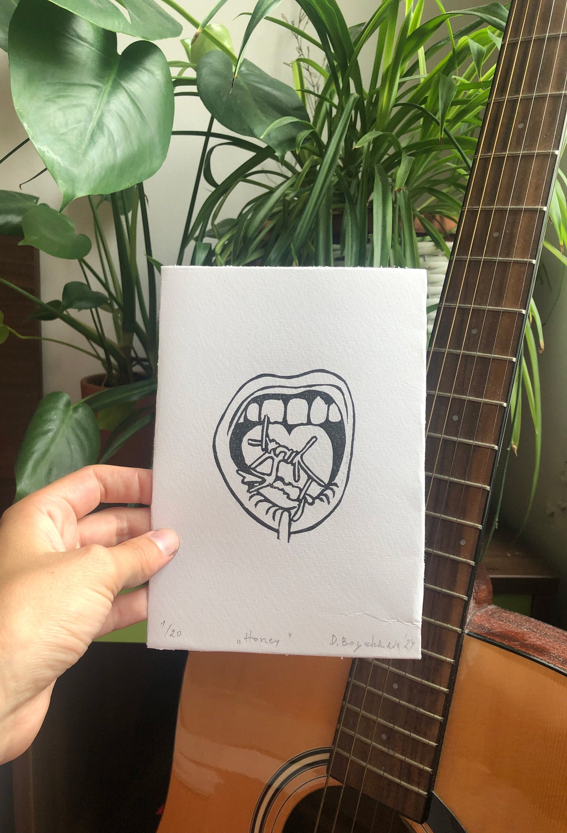 Maneskin Inspired Linoprint, Honey Are You Coming, Maneskin Print ...