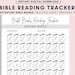 Bible Book Tracker Printable, Bible Reading Tracker, Bible Reading Plan ...