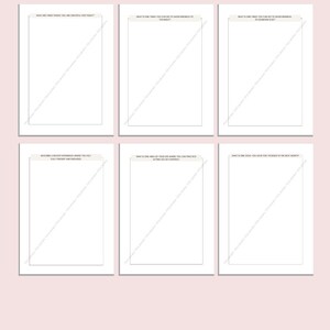 50 Journal Prompts, A4 A5 Printable Mindfulness Journal, Minimalist ...