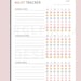 Daily Habit Tracker Printable, Daily Routine Planner Printable, Routine ...