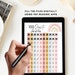 100 Day Countdown Printable: Rainbow Design Calendar (PDF) - Etsy