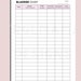 Bladder Diary Tracker Printable: Urination & Symptoms Log (PDF) - Etsy