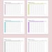 Minimalist Revision Timetable Printable Set, Hourly Agenda, Weekly ...