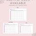 Minimalist Study Schedule Printable Set: Hourly, Weekly Timetable (A4 ...