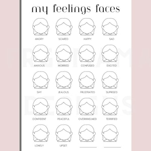 Feelings/emotions Emoji Check in Printable Worksheet for Kids ...