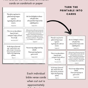 30 Encouraging Verse Cards, Bible Verses About Hope, Scripture Cards ...