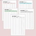 Printable Returns Tracker: Online Business Return Sheet (A4, A5, Letter ...