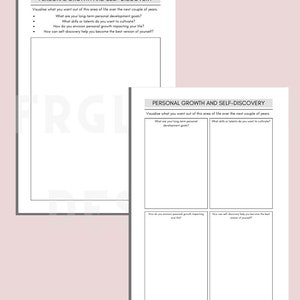 Life Vision Planner, Life Goals Planner, Goal Setting, My Future, Dream ...