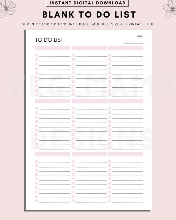 Lista De Tareas Diarias Para Hacer Para Imprimir Lista De