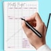 MONTHLY Budget Overview Template Printable, Budget Binder, Budget ...