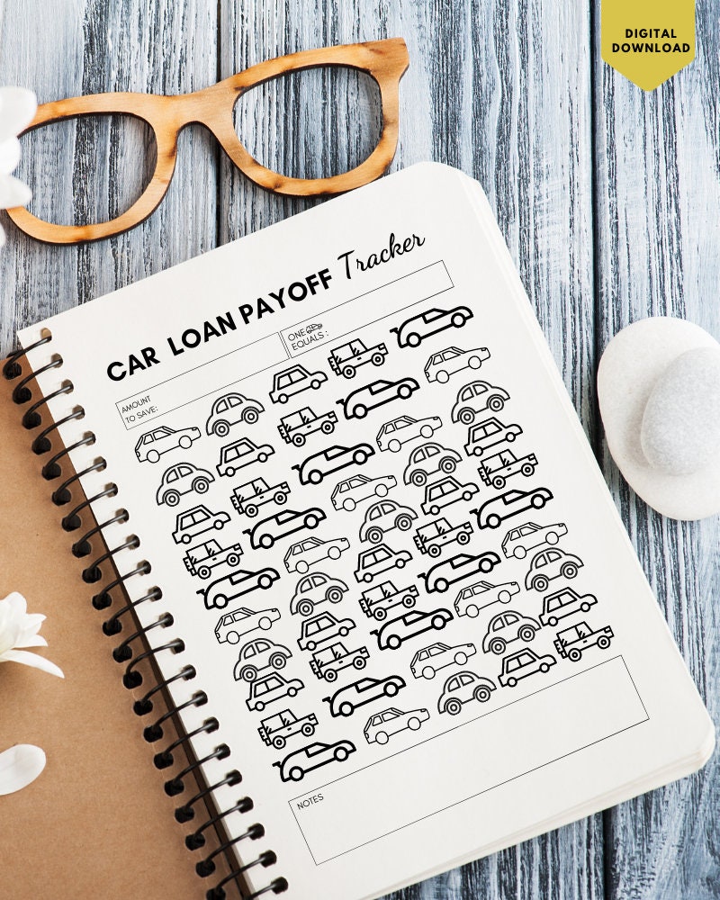 Car Payoff Tracker Car Loan Debt Payoff Tracker Printable - Etsy