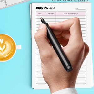 Printable Income Sheet, Income Money Management Worksheet, Personal ...