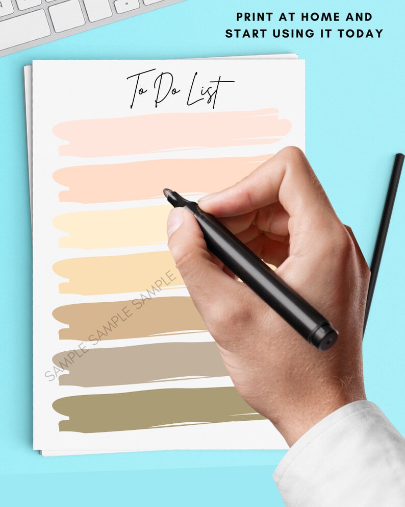 Aesthetic to Do List Printable Task List Get It Done Daily - Etsy