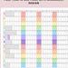 2025 Year Calendar Printable: Rainbow Wall Planner (A3, A4, A5 PDF) - Etsy