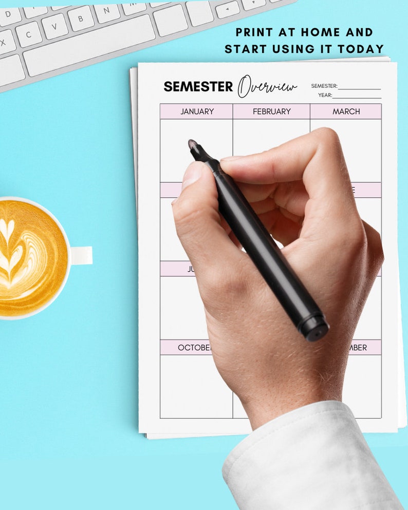 Student Planner Printable Set Student Exam Prep Kit | Etsy