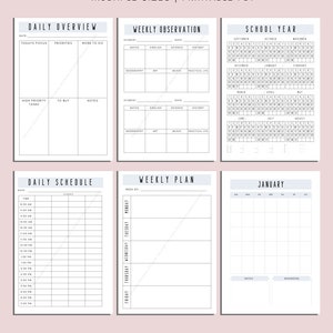 Ultimate Homeschool Planner, 80+ Pages, Homeschool Planner, Simple ...