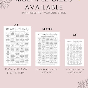 30 Day Good Mood Challenge Printable: Self-love Activities (PDF) - Etsy