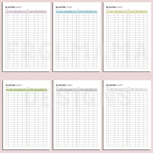 Bladder Diary Tracker Printable: Urination & Symptoms Log (PDF) - Etsy UK