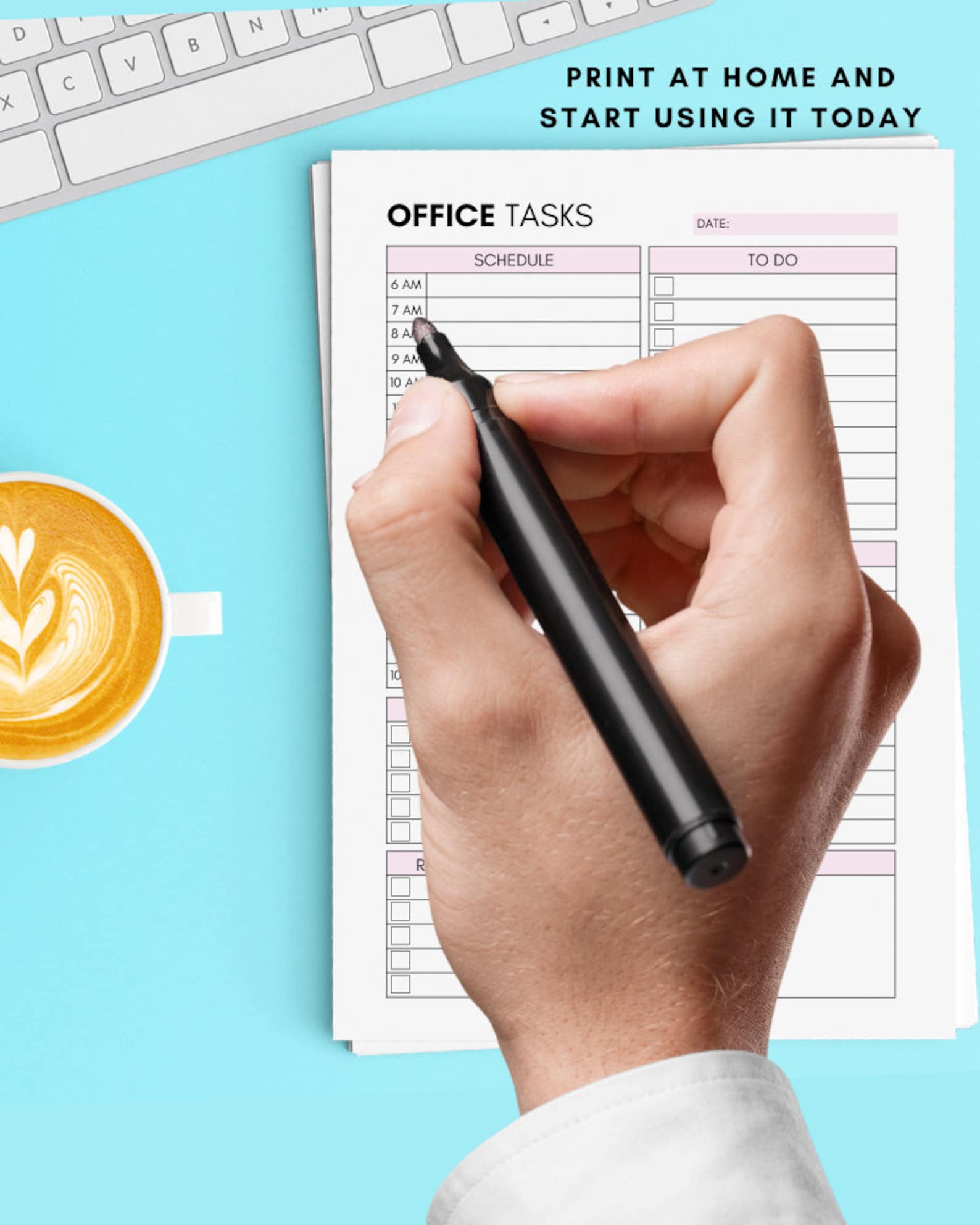 Office Task Tracker Printable Office Organizer Work Planner - Etsy UK