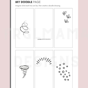 Doodle Challenge, Doodle A Day, Journal Pages, Monthly Doodle ...