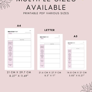 Bible Study Printable Template, Scripture, Observation, Application ...