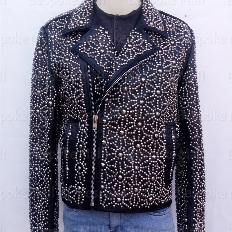 Mens Studded Jacket - Etsy