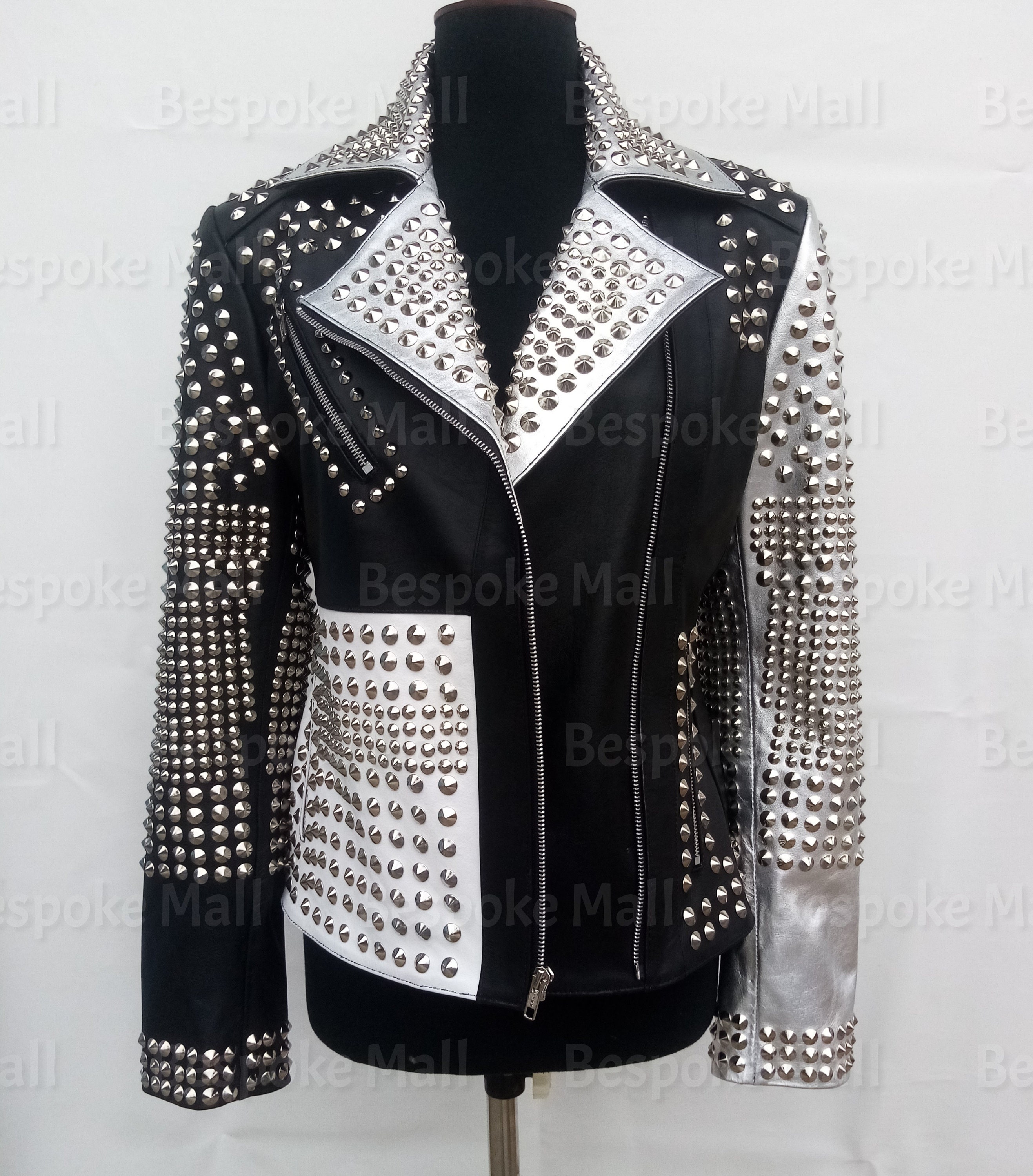 Punk Studded Leather Jacket