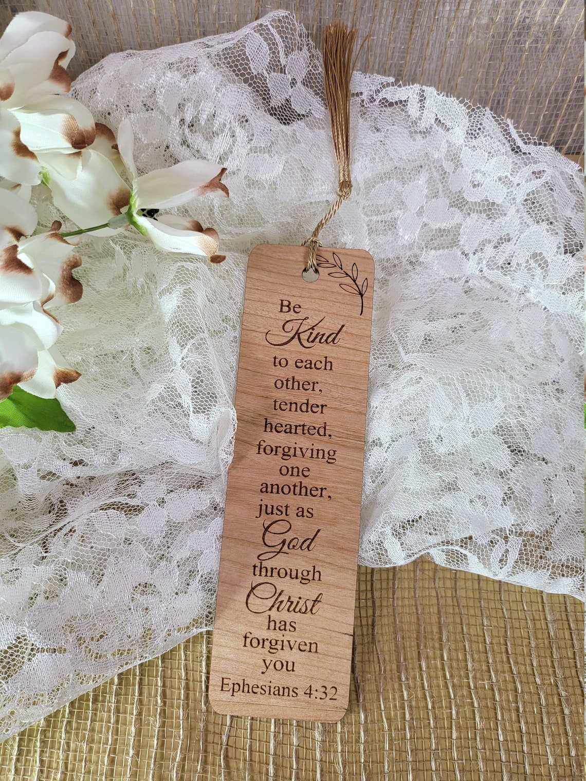 Wood Book Mark Wood Book Mark With Scripture Pastor - Etsy