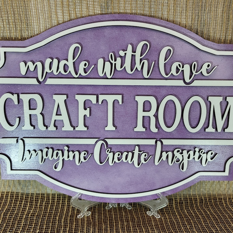 Craft Room Sign - Etsy