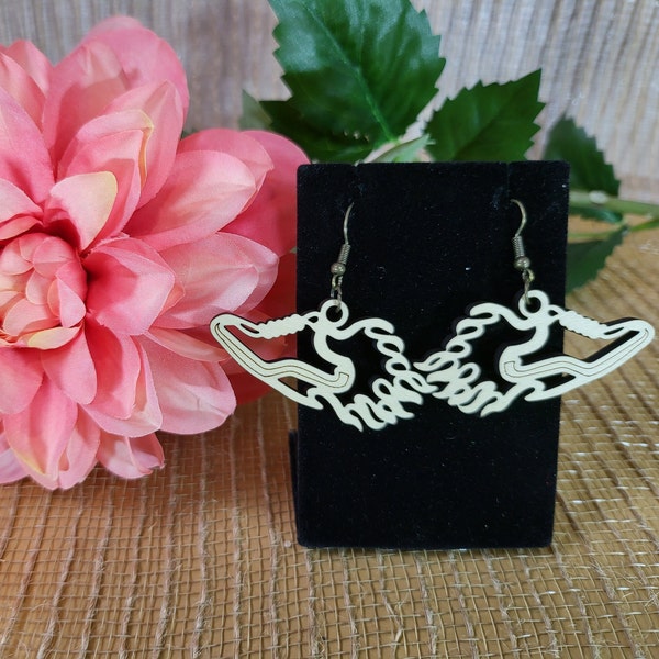 Running Earrings - Etsy