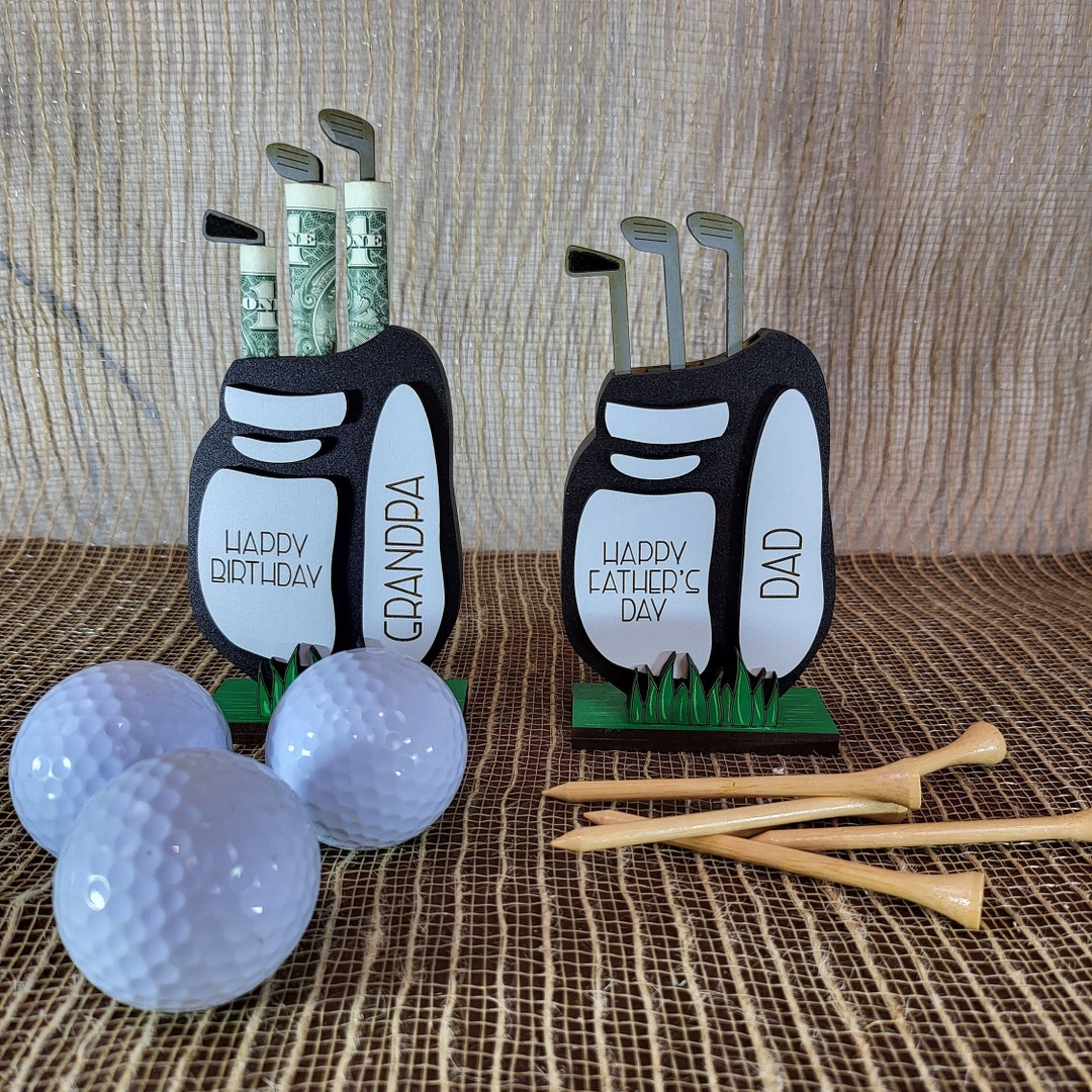 Money Gift Holder Dad - Golf Bag Money Holder Gift - Father's Day Money ...