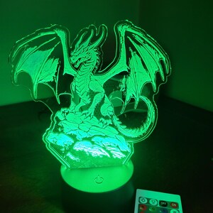 Dragon Collection LED Night Light - Dragon - Color Changing - Kids ...