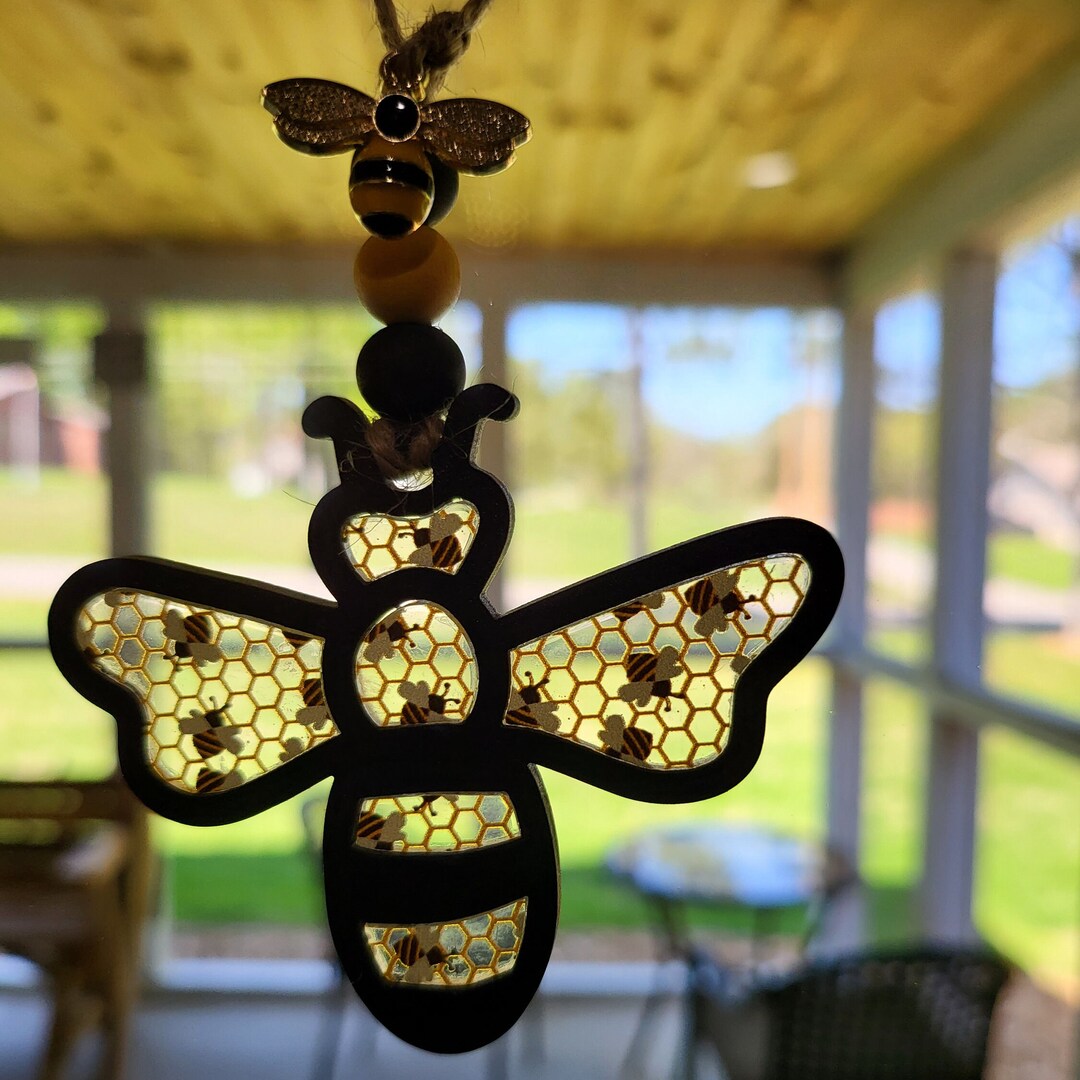 Rearview Mirror Suncatcher - Rearview Mirror Ornament - Car Mirror ...