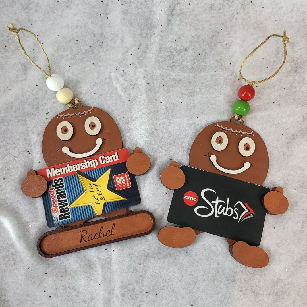 Gingerbread Gift Card Holder - Gingerbread Gift Card Holder - Etsy