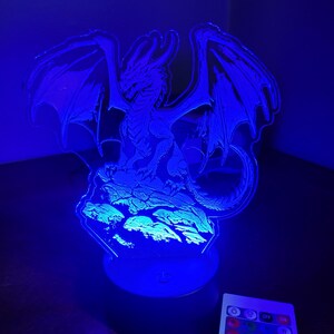 Dragon Collection LED Night Light - Dragon - Color Changing - Kids ...