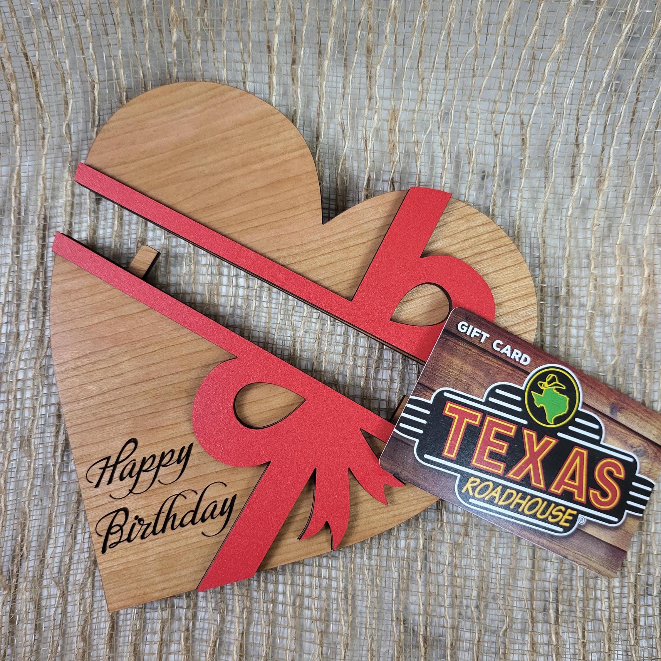 Heart Shape Gift Card Holder - Customizable Gift Card Holder - All ...