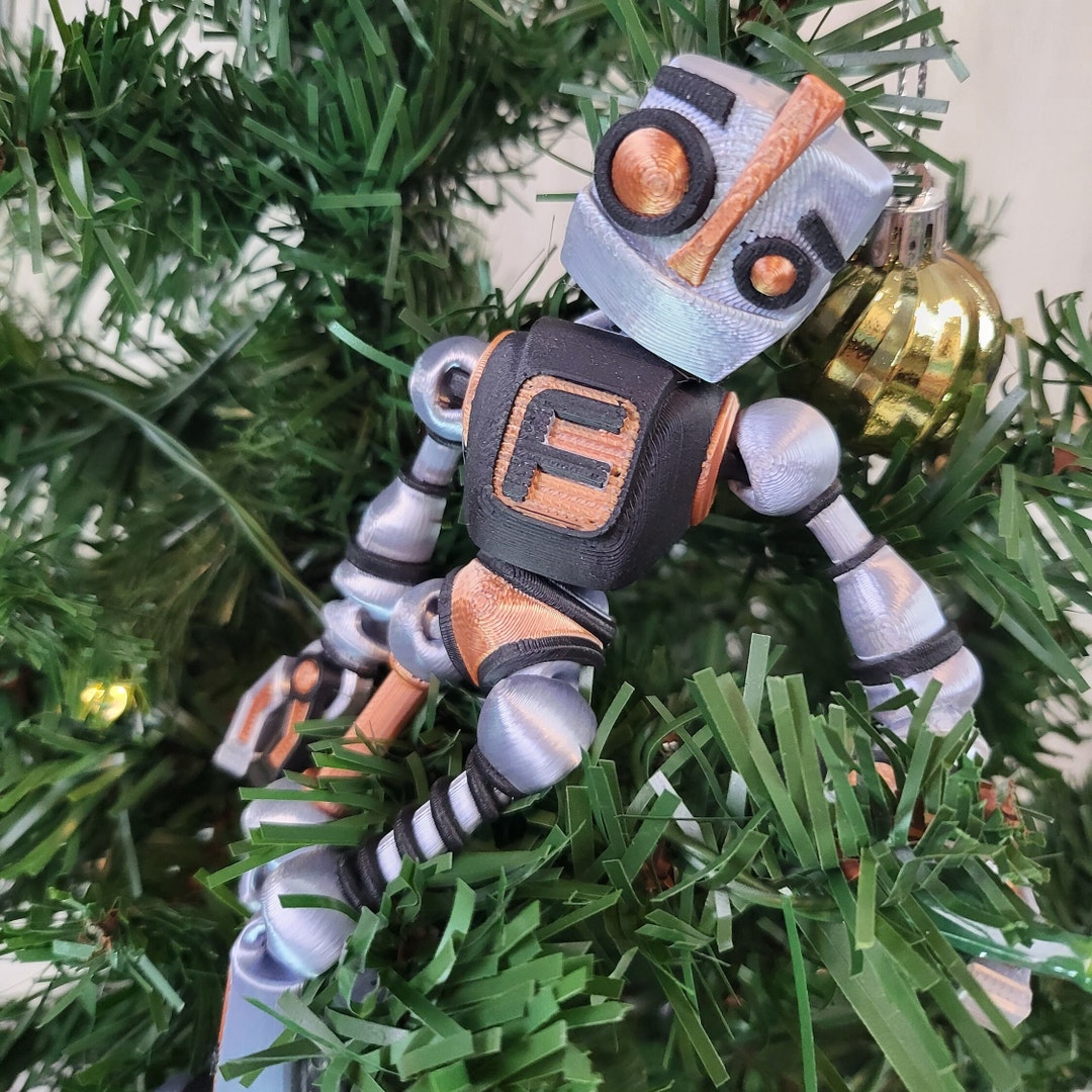 3D Printed Flexi Robot - Articulated Flexible Fidget Toy - - Etsy