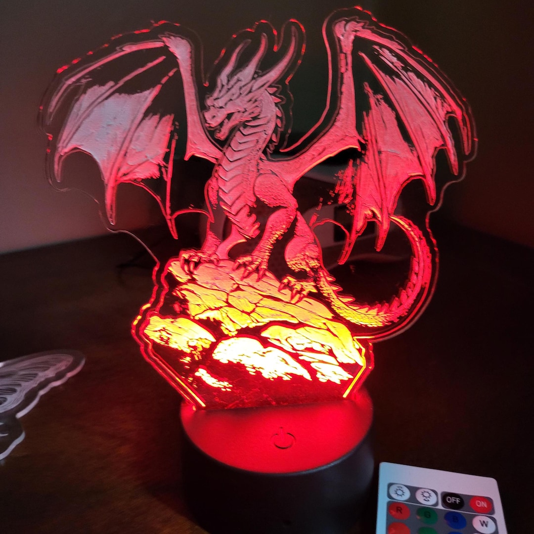 Dragon Collection LED Night Light - Dragon - Color Changing - Kids ...