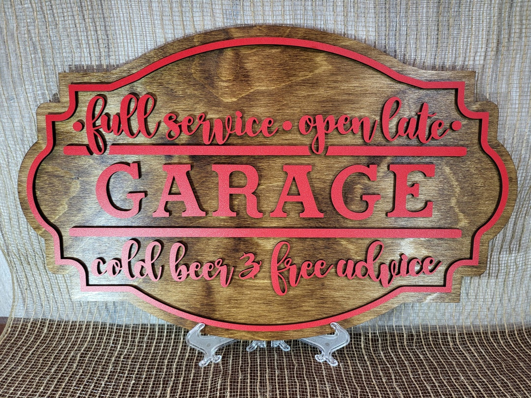 Full Service Garage Sign - Full Service Garage Sign Farmhouse Style ...