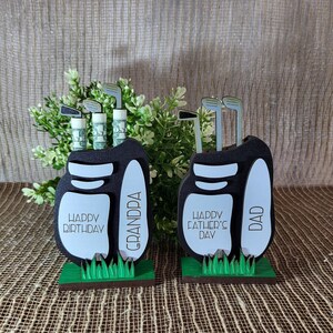 Money Gift Holder Dad - Golf Bag Money Holder Gift - Father's Day Money ...