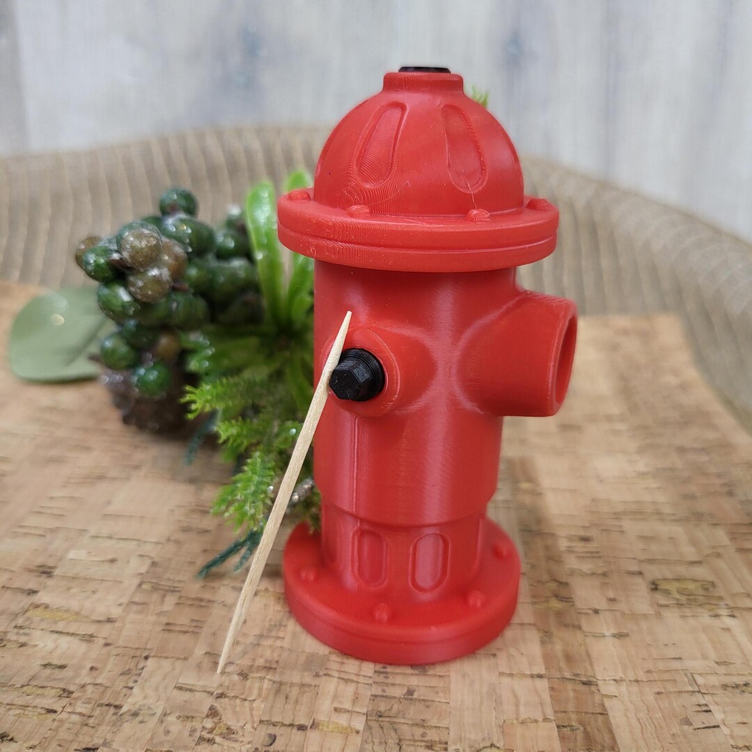 Fire Hydrant Toothpick Holder - 3D Printed Fire Hydrant Toothpick ...