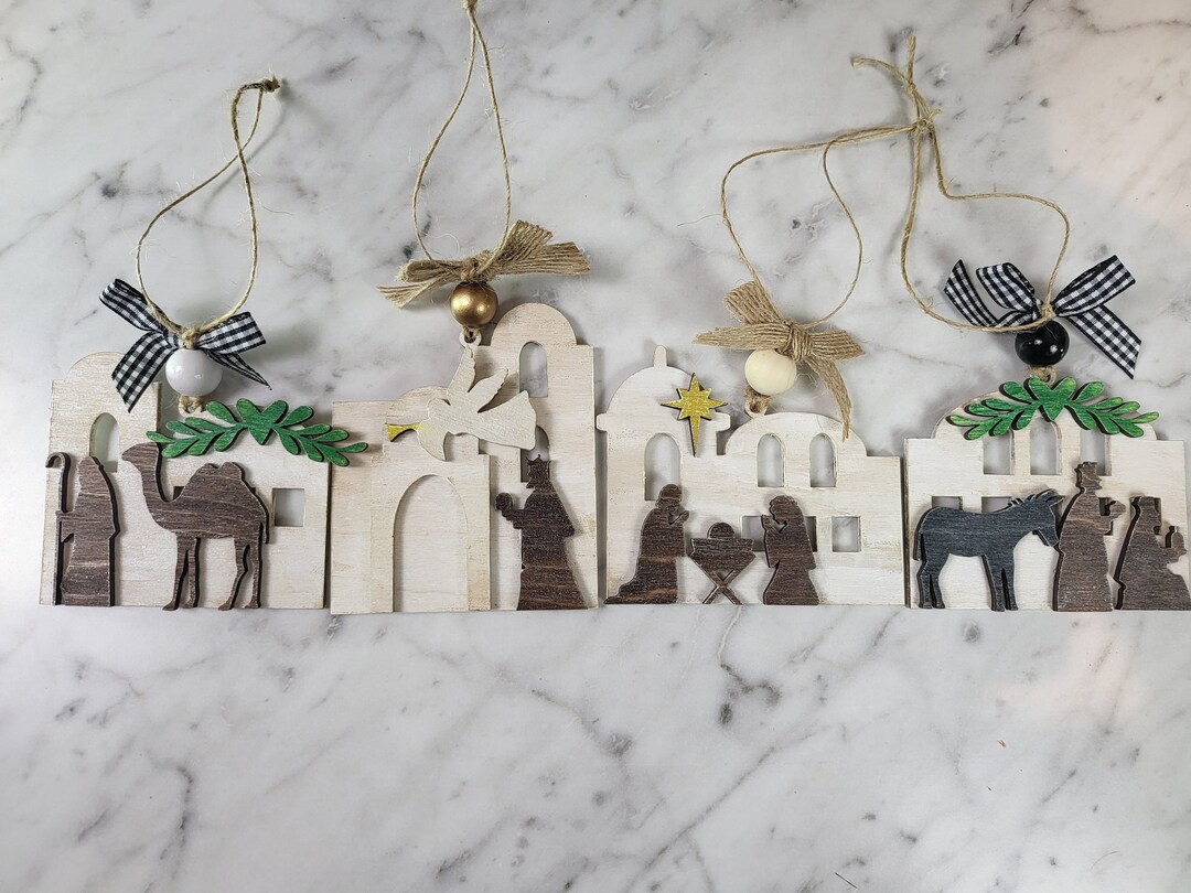 Nativity Bethlehem Ornaments - Nativity Bethlehem - Bethlehem Theme ...