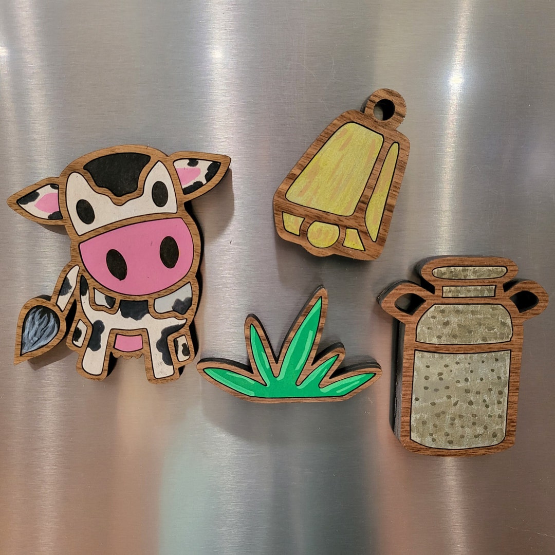 Cow Magnets - Frig Magnets - Farmhouse Magnets - Country Farmhouse ...