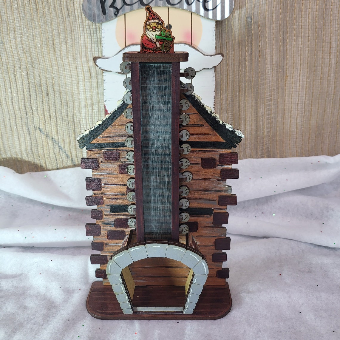 Santa Advent Calendar - Santa Down the Chimney Countdown Advent ...