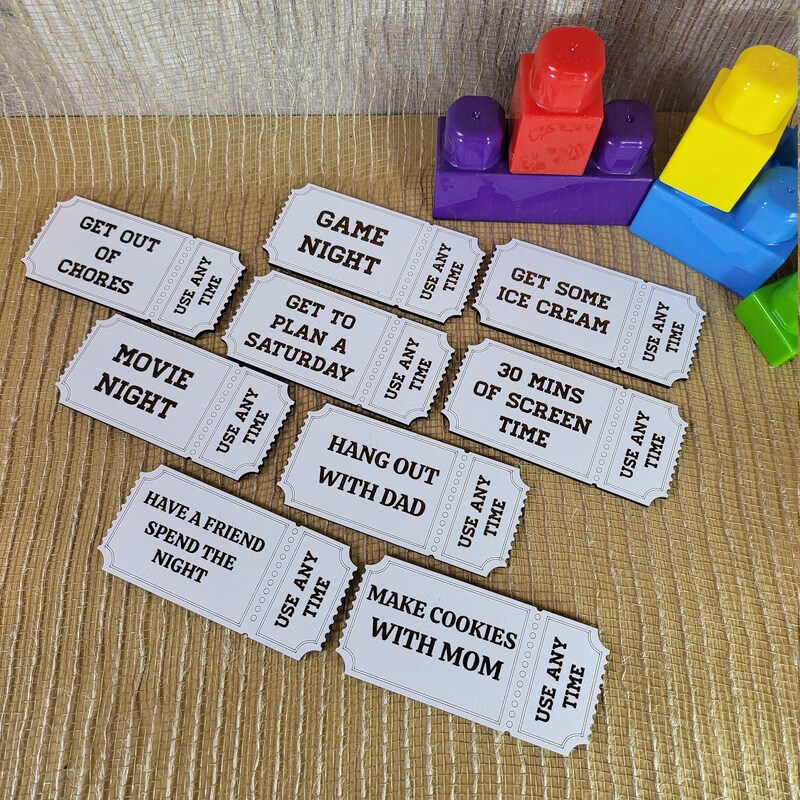 Reward Tickets - Etsy