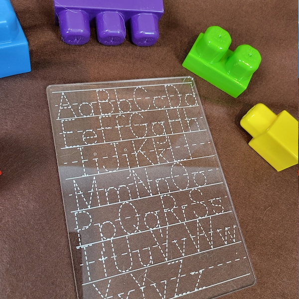 Acrylic Alphabet Trace Board - Etsy
