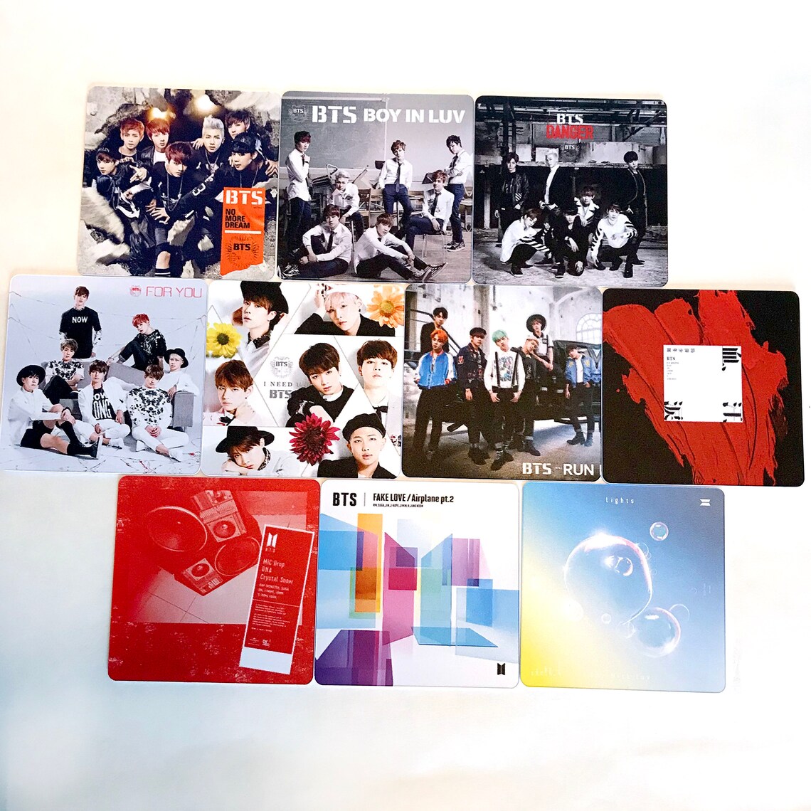 Kpop Drink Coasters BTS Albums Set II of 10 K-pop - Etsy