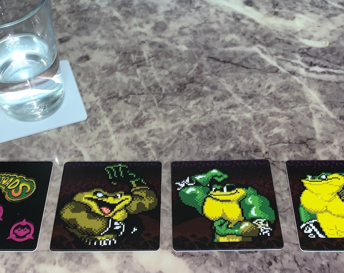 Battletoads NES Shadowbox | Retro Gaming Decor | 3D Wall Art | Classic ...