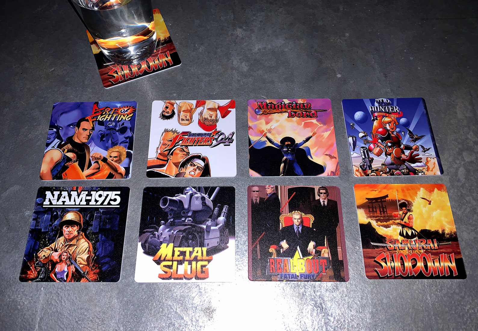 Classic Video Game Drink Coasters Neo Geo AES Set of 8 - Etsy