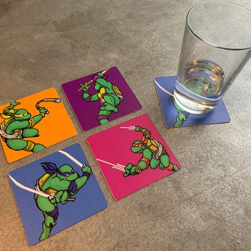 Classic Video Game Drink Coasters Joust Set of 7 - Etsy